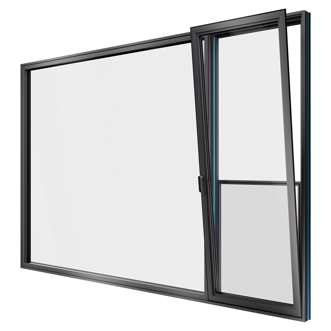 Double Tilt And Slide Sash Windows - Luy Heng Upvc & Aluminum